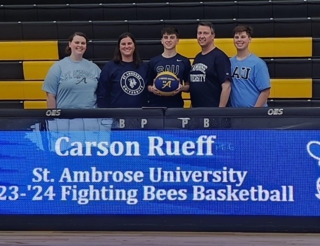 Carson Rueff Signs to Play Basketball | Ashton-Franklin Center CUSD #275